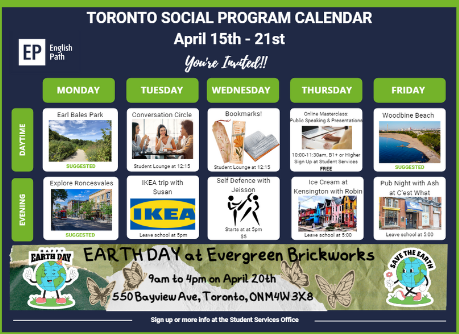 Discover EP Toronto | English Path